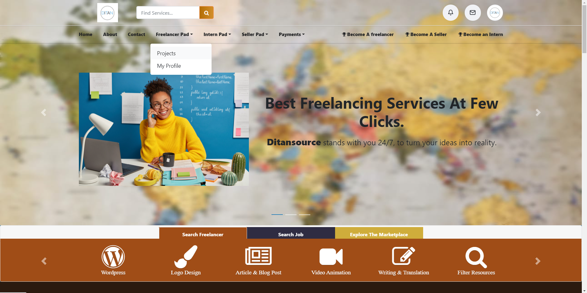 Apply For A Job :- – Ditansource